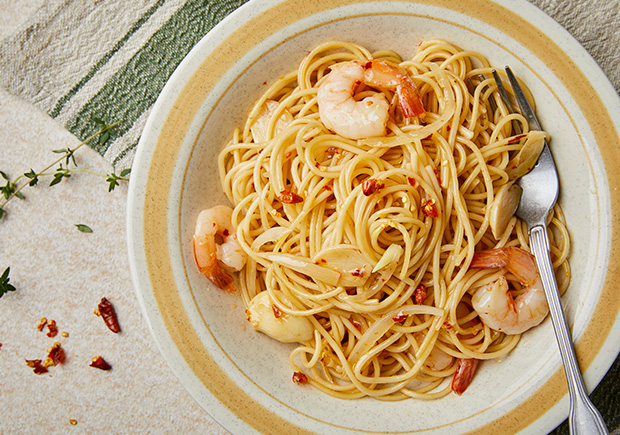 새우 오일 파스타 | 오뚜기레시피